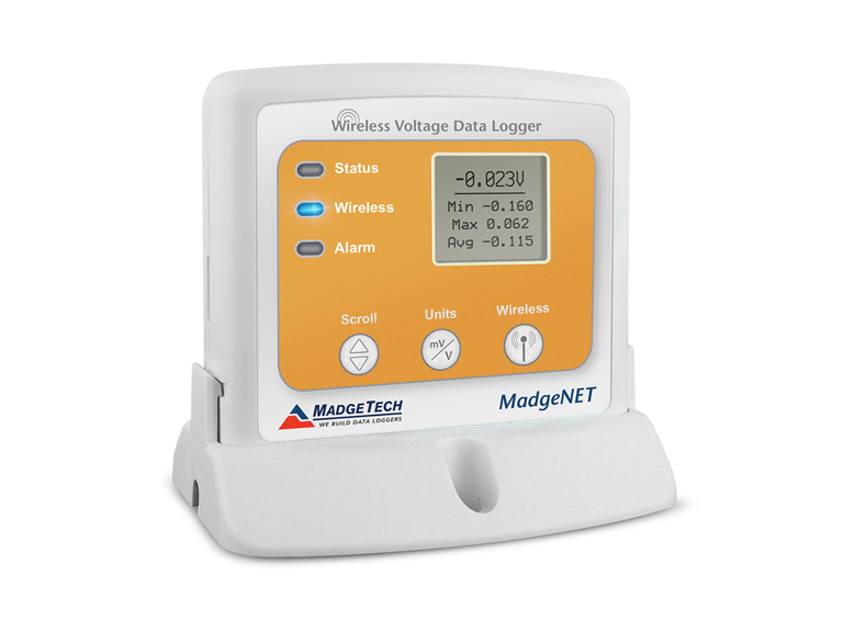 Thiết bị bộ ghi dữ liệu điện áp không dây Wireless Voltage Data Logger model RFVolt2000A hãng ...