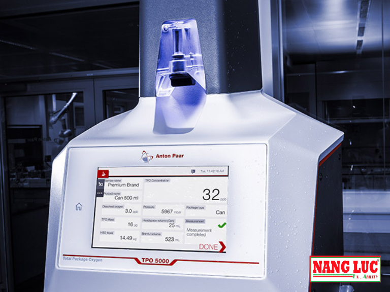 Máy đo tổng Oxy trong chai, lon (Total Package Oxygen Meter) Anton Paar ...