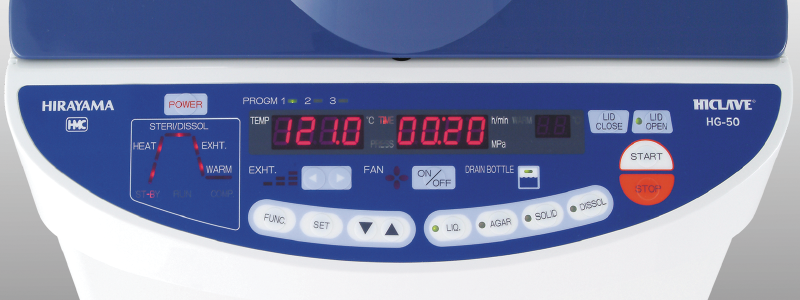 Thiết bị Nồi hấp tiệt trùng Autoclave model HG80 hãng Hirayama